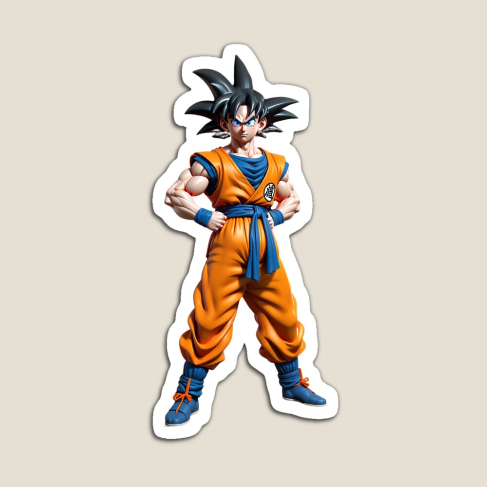 Kira Sticker With Akira Toriyama Tribute Goku Decorative Laptop, Phone ...