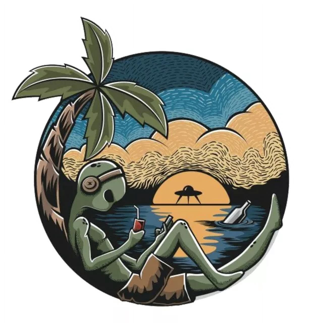 Kira Sticker With Alien Island S Decorative Laptop, Phone Stickers ...