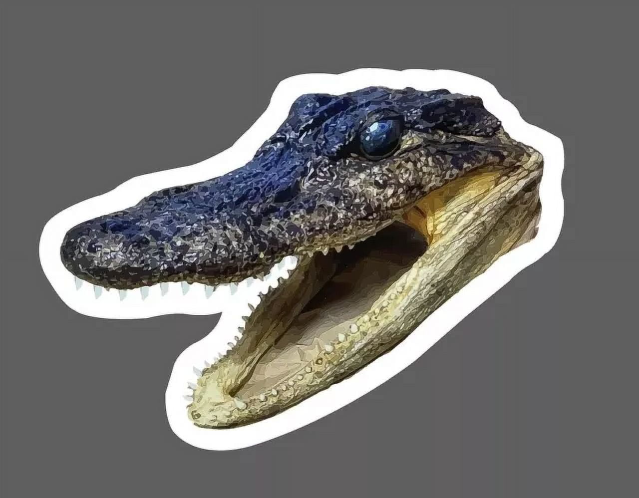 Kira Sticker With Alligator Head Realistic Decorative Laptop, Phone ...