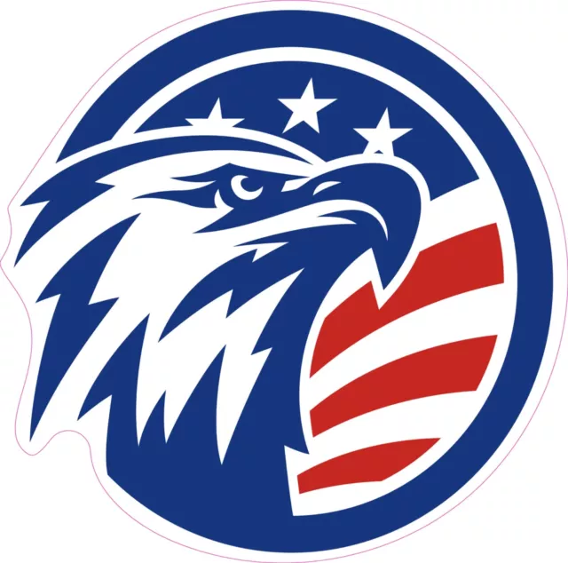 Kira Sticker With American Flag Eagle Window Decal Decorative Laptop ...