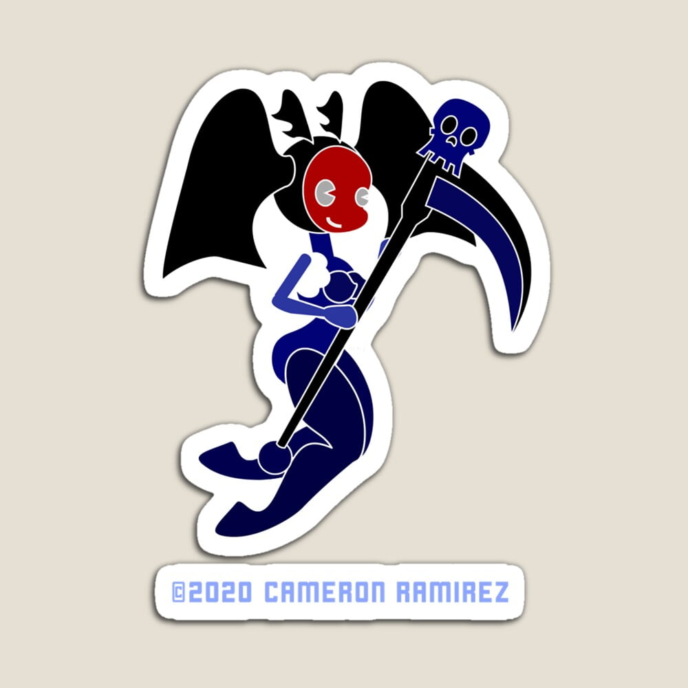 Kira Sticker With An Impish Psychopomp Decorative Laptop, Phone ...