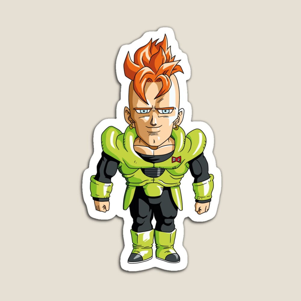 Kira Sticker With Android 16 Chibi Decorative Laptop, Phone Stickers ...