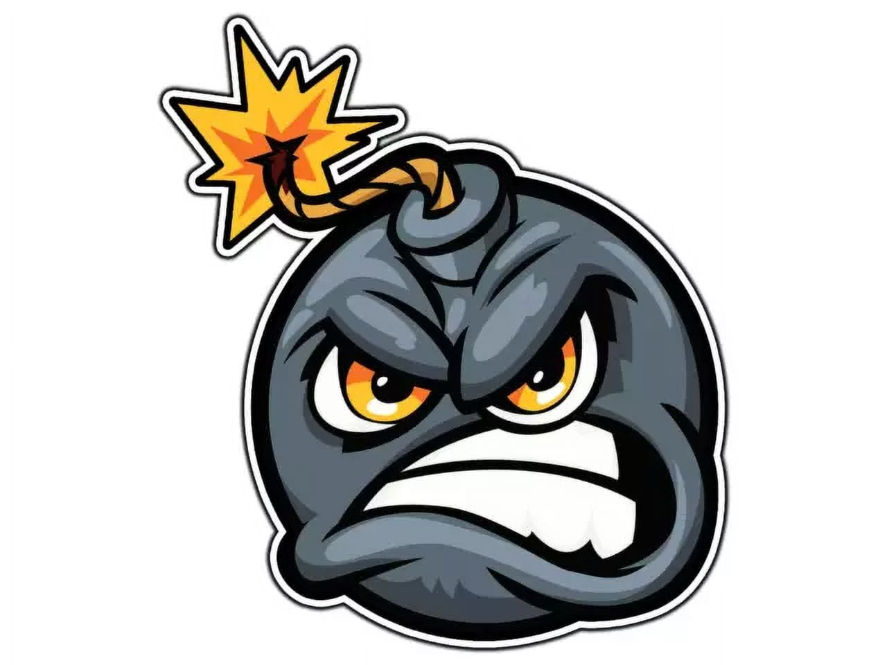 Kira Sticker With Angry Bomb Decorative Laptop, Phone Stickers ...