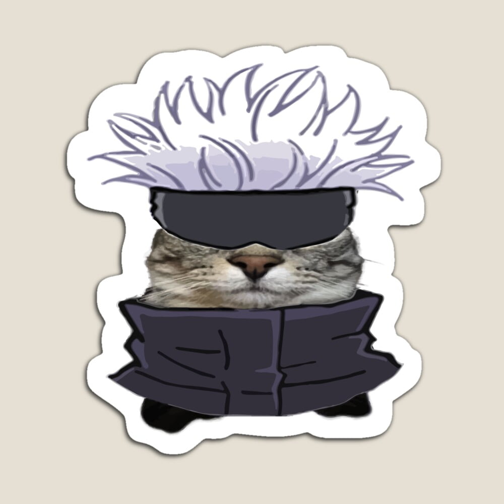 Kira Sticker With Anime Kaisen Character Cats G0Jo Decorative Laptop ...