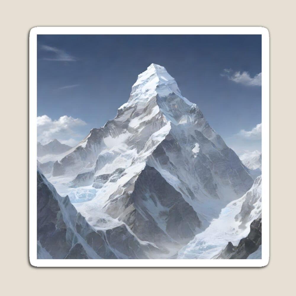 Kira Sticker With Anime Style Mount Everest Decorative Laptop, Phone ...