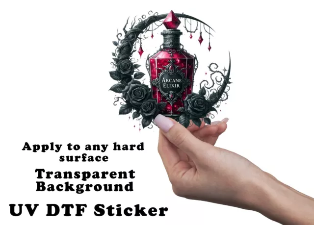 Kira Sticker With Arcane Elixir Potion Bottle Halloween Sticker ...