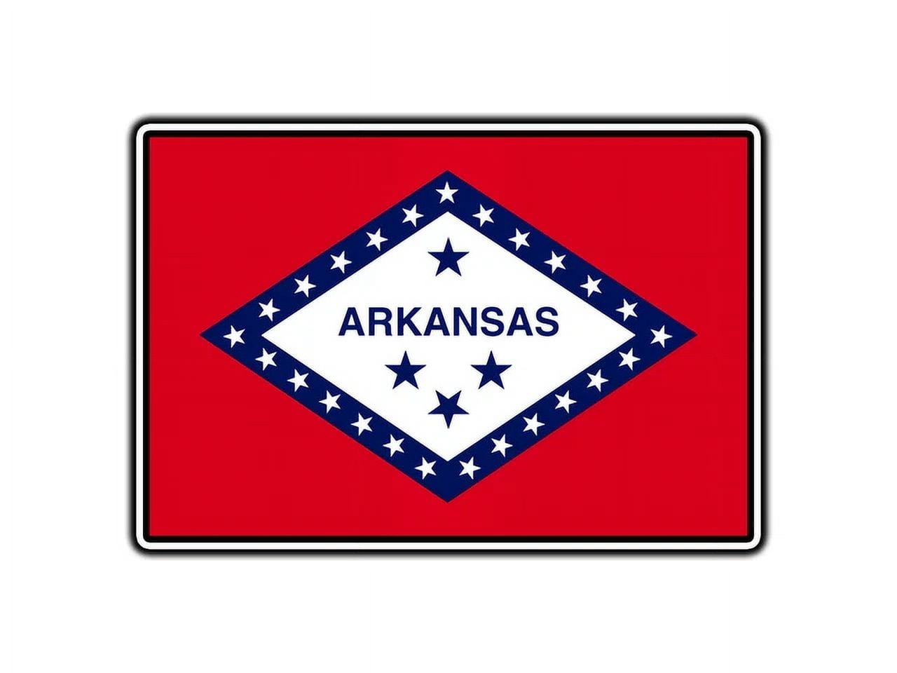 Kira Sticker With Arkansas State Flag Decorative Laptop, Phone Stickers ...