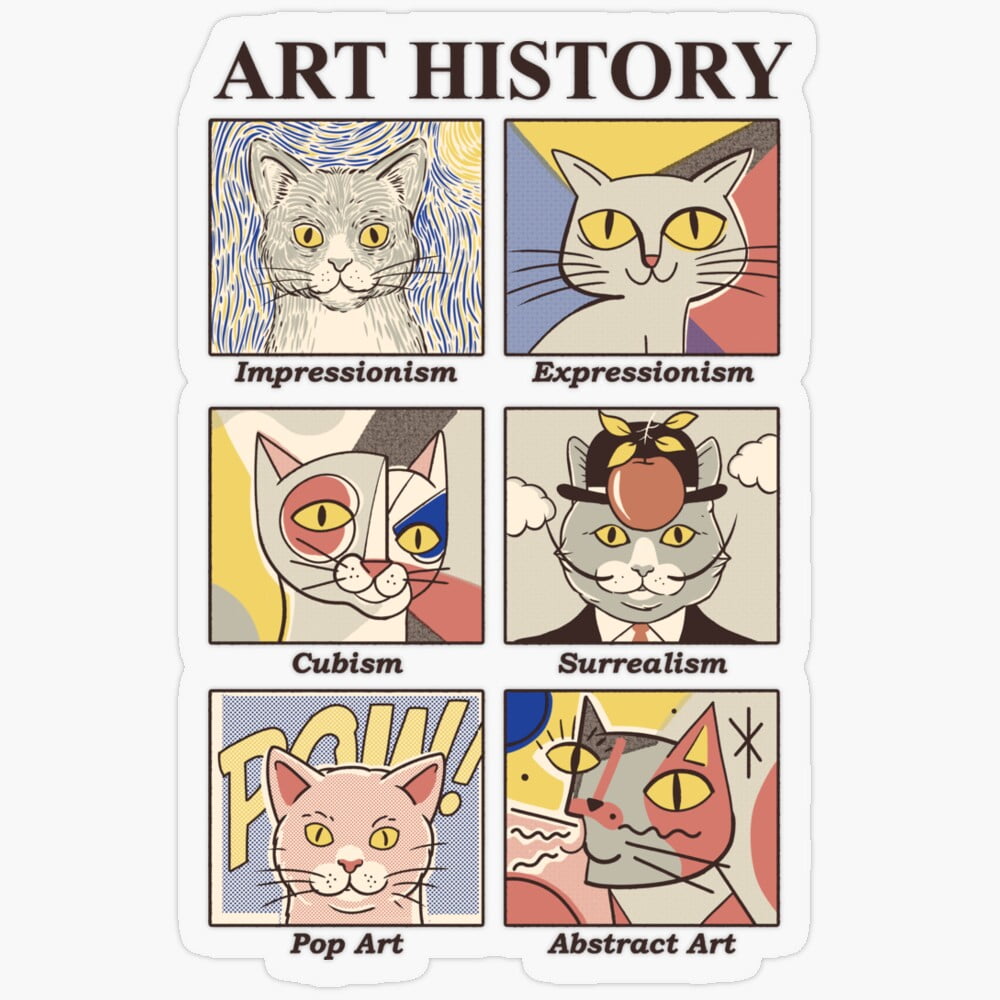 Kira Sticker With Art History Decorative Laptop, Phone Stickers ...