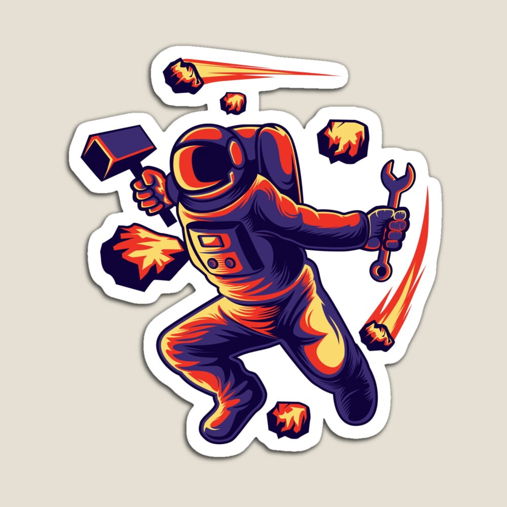 Kira Sticker With Asthornaut Sticker Decorative Laptop, Phone Stickers ...