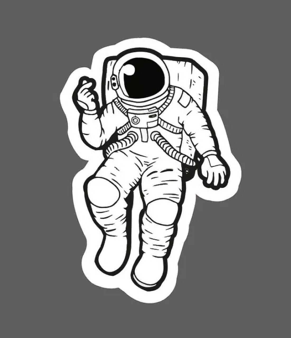 Kira Sticker With Astronaut Space Walk Decorative Laptop, Phone ...