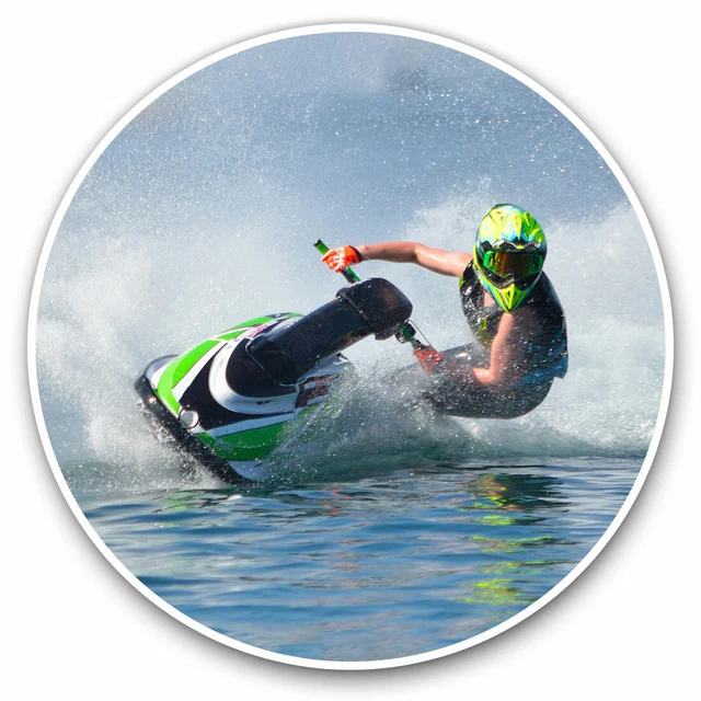 Kira Sticker With Awesome Jet Ski Racing Cool Gift Decorative Laptop ...