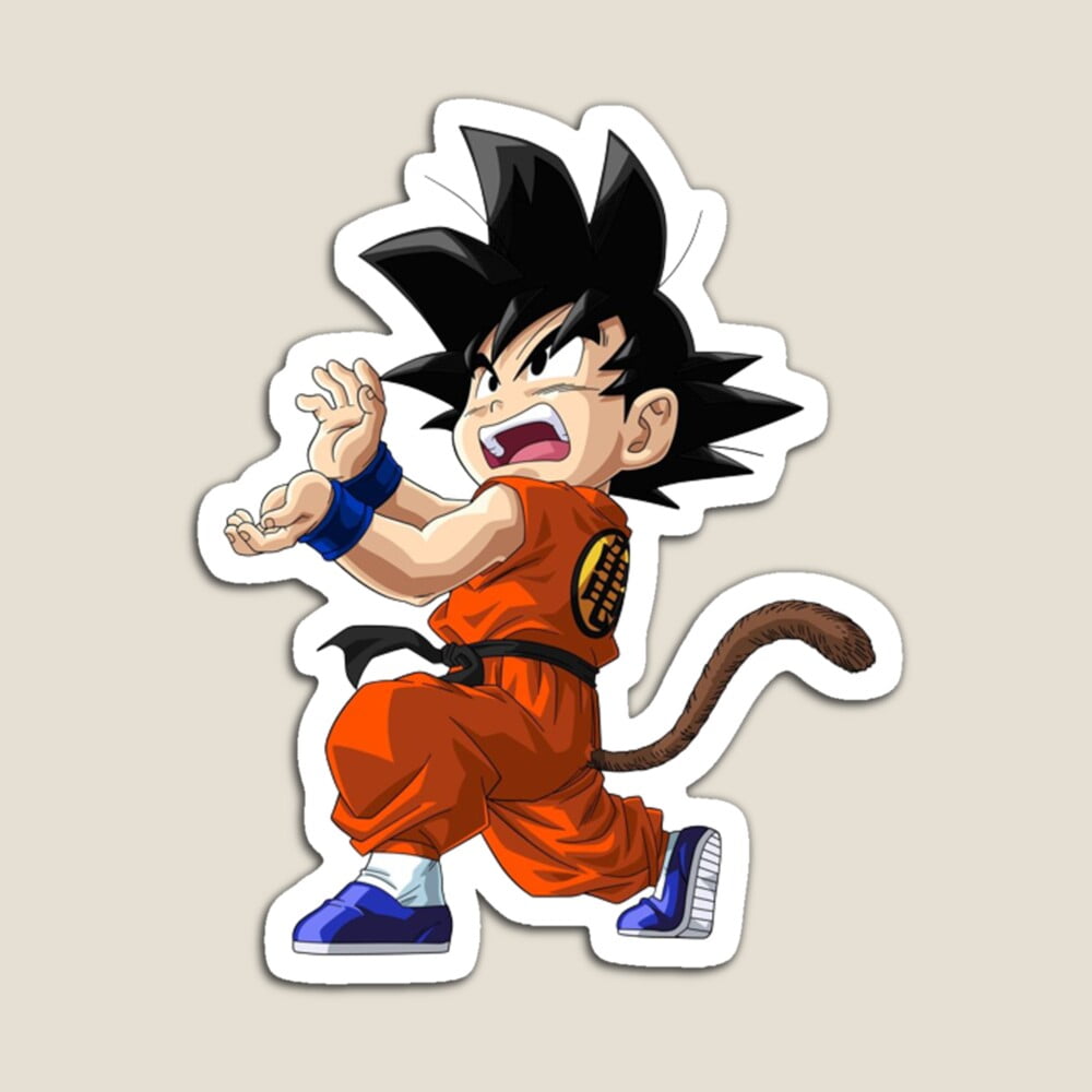 Kira Sticker With Baby Goku Decorative Laptop, Phone Stickers ...