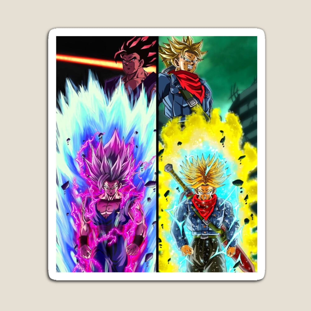 Kira Sticker With Beast Gohan And Future Trunks Decorative Laptop ...