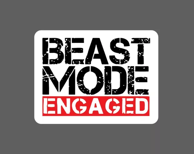 Kira Sticker With Beast Mode Engaged Waterproof Decorative Laptop, Phone Stickers, Waterproof ...