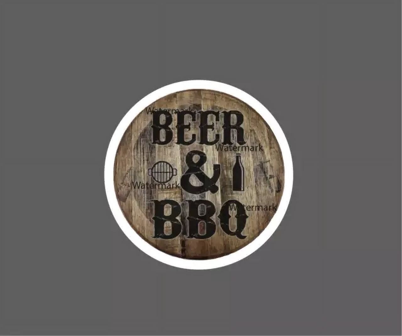Kira Sticker With Beer Bbq Barrel Grill Cookout Decorative Laptop ...