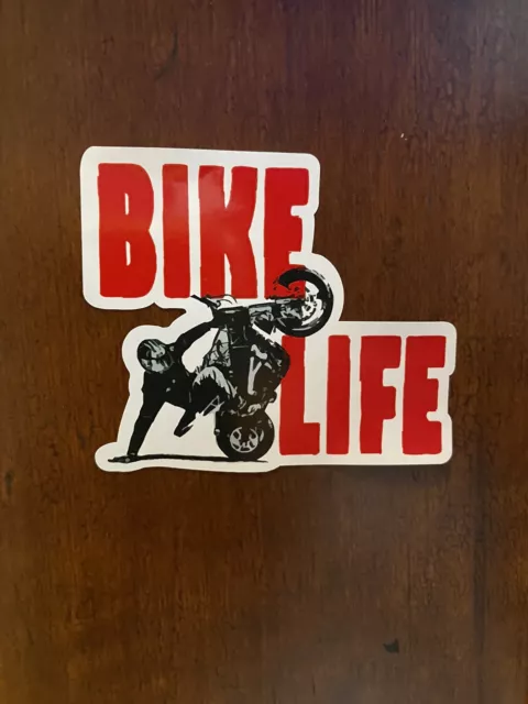 Kira Sticker With Bike Life Stunts Moto Decorative Laptop, Phone ...