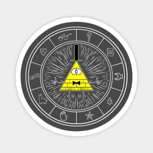 Kira Sticker With Bill Cipher Decorative Laptop, Phone Stickers ...