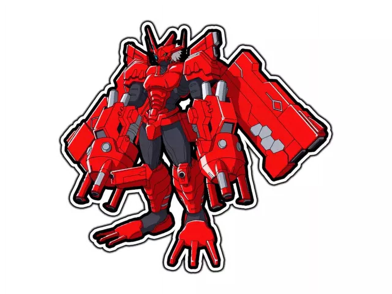 Kira Sticker With Blitz Greymon Decorative Laptop, Phone Stickers ...