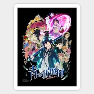 Kira Sticker With Blue Exorcist Decorative Laptop, Phone Stickers ...