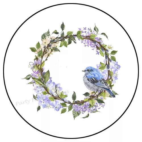 Kira Sticker With Blue Wreath With Bird Decorative Laptop, Phone ...