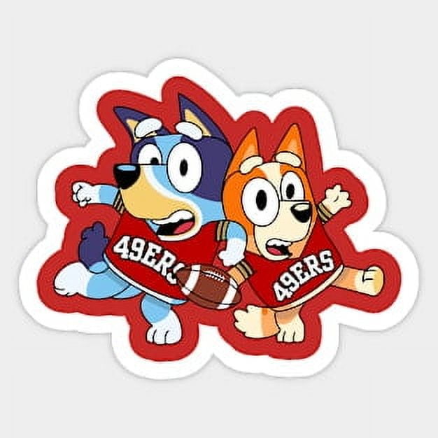 Kira Sticker With Bluey And Bingo Decorative Laptop, Phone Stickers ...