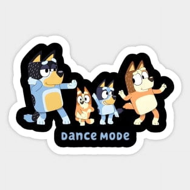 Kira Sticker With Bluey Dance Mode Decorative Laptop, Phone Stickers ...