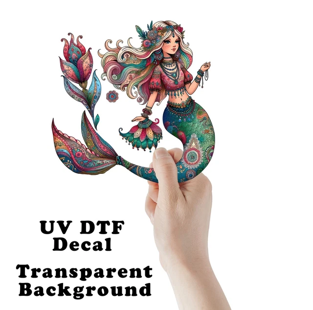 Kira Sticker With Boho Mermaid Two Sticker - Design Preview Only ...