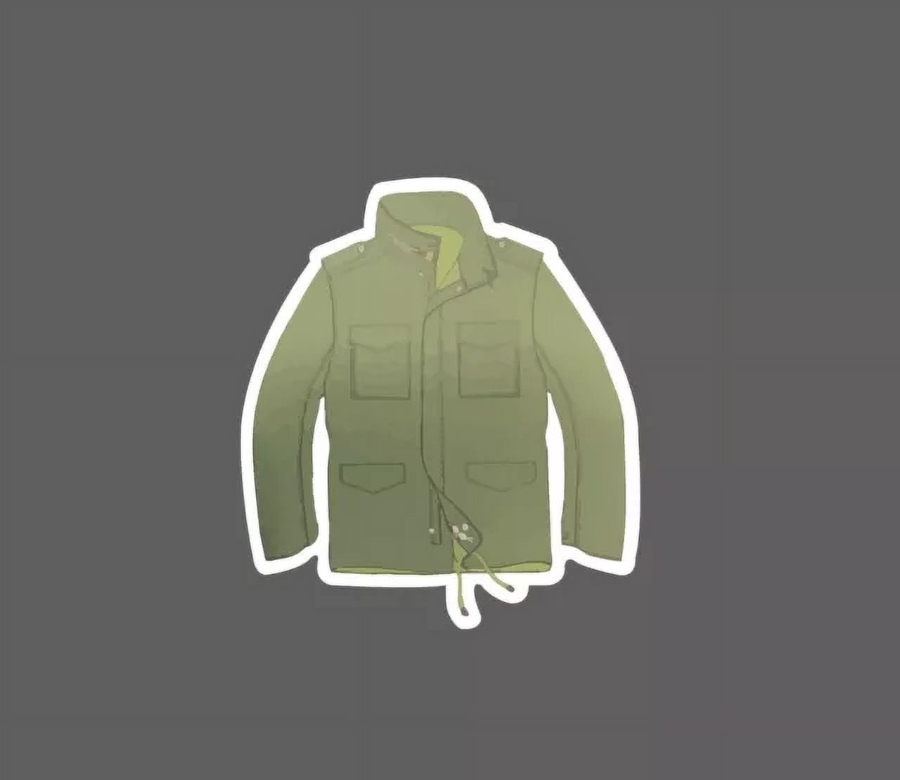 Kira Sticker With Bomber Jacket Pilot Decorative Laptop, Phone Stickers ...