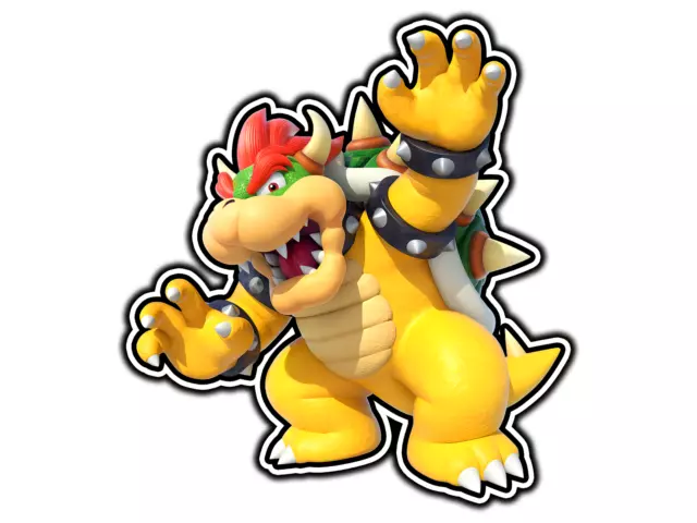 Kira Sticker With Bowzer Smash Bros Decorative Laptop, Phone Stickers ...