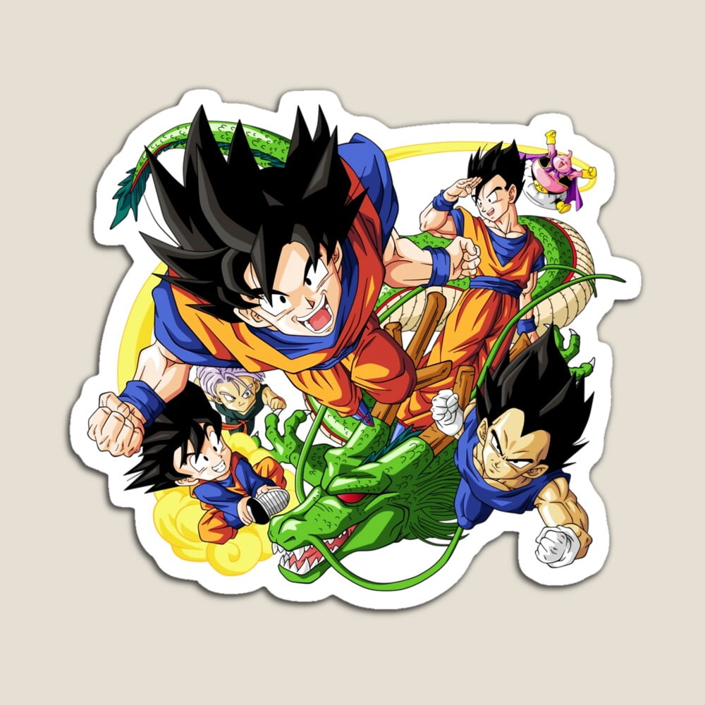 Kira Sticker With Bragon Ball Decorative Laptop, Phone Stickers ...