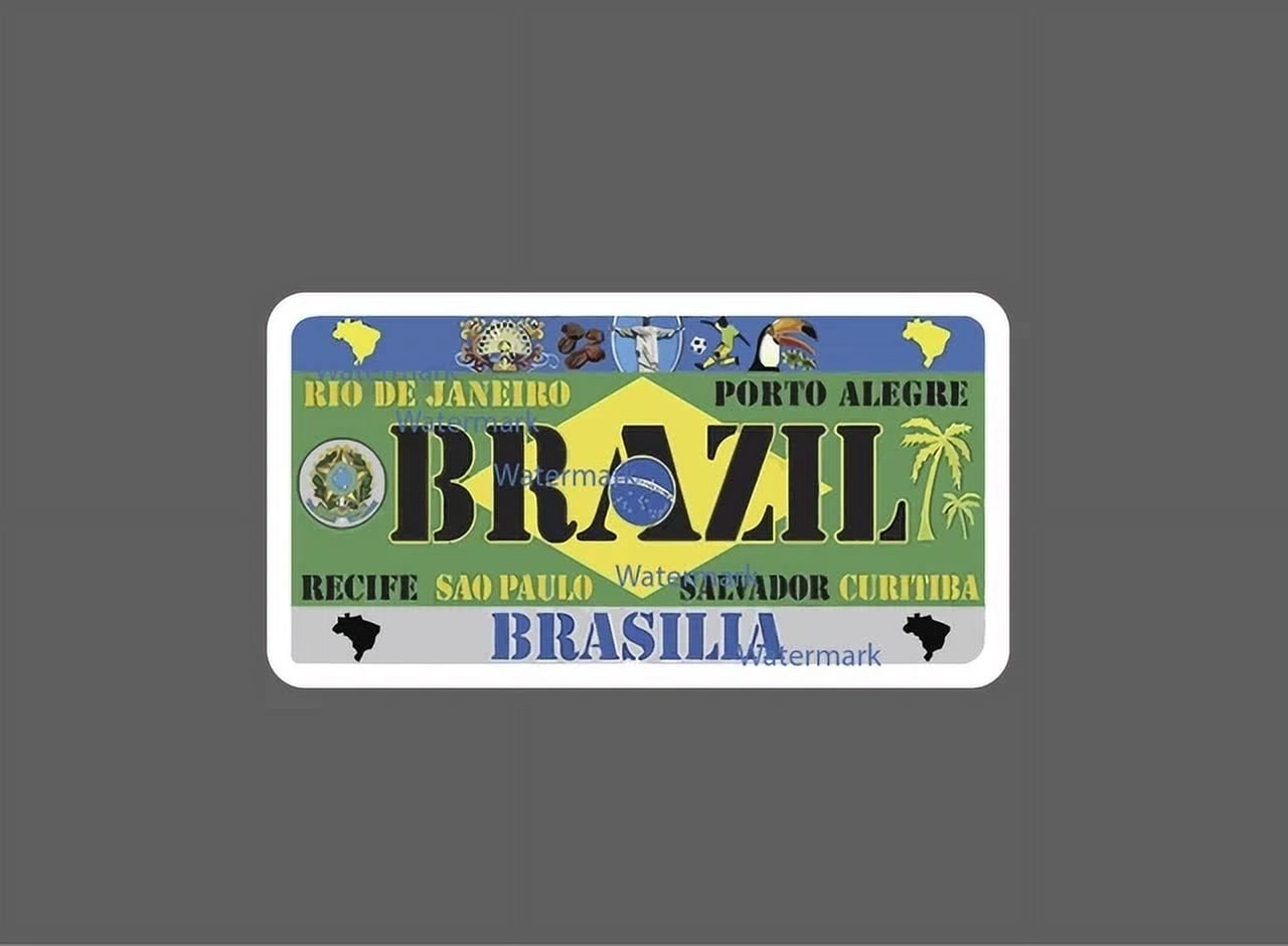Kira Sticker With Brazil License Plate Decorative Laptop, Phone ...