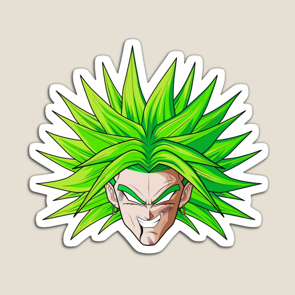 Kira Sticker With Broly The Legendary Saiyan Decorative Laptop, Phone ...