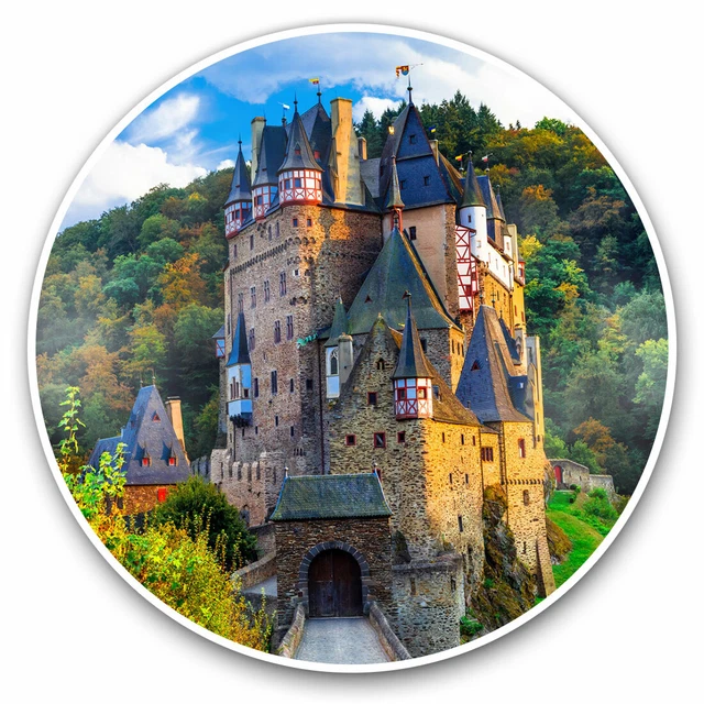 Kira Sticker With Burg Eltz Medieval Castle Cool Gift Decorative Laptop ...