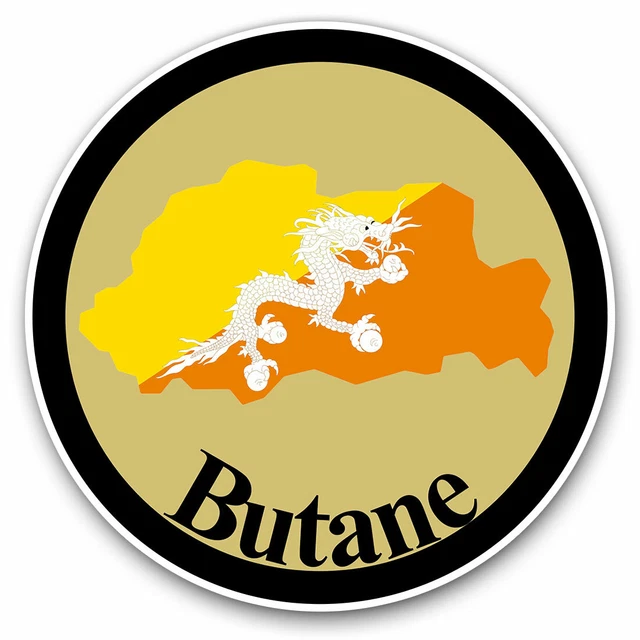 Kira Sticker With Butane Map Travel Stamp Cool Gift Decorative Laptop ...