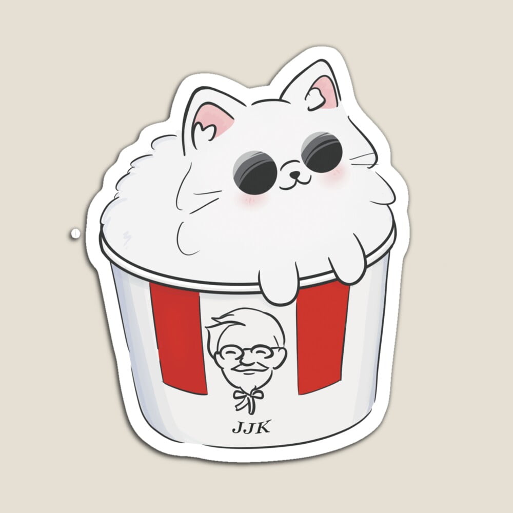 Kira Sticker With Catoru Kfc Decorative Laptop, Phone Stickers ...