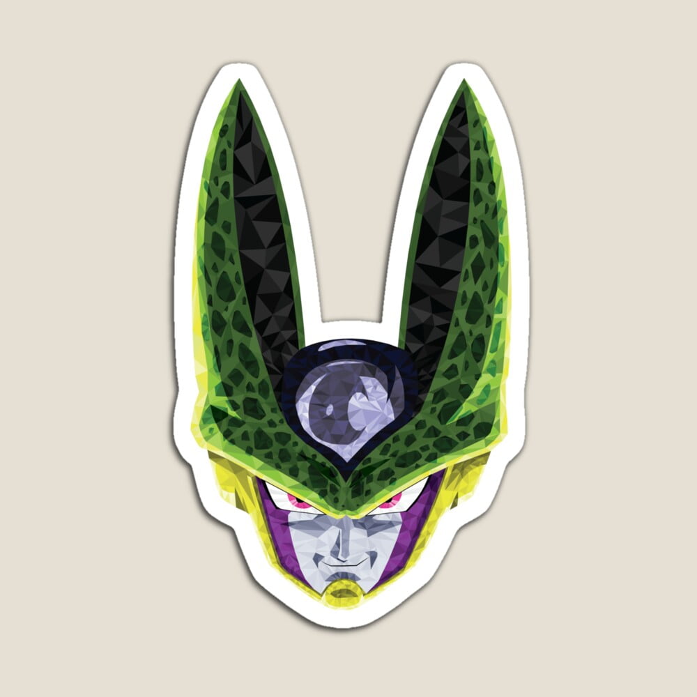 Kira Sticker With Cell Final Form Low Poly Version Decorative Laptop ...