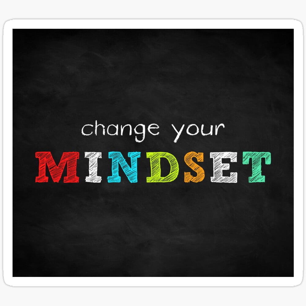 Kira Sticker With Change Your Mindset Decorative Laptop, Phone Stickers ...