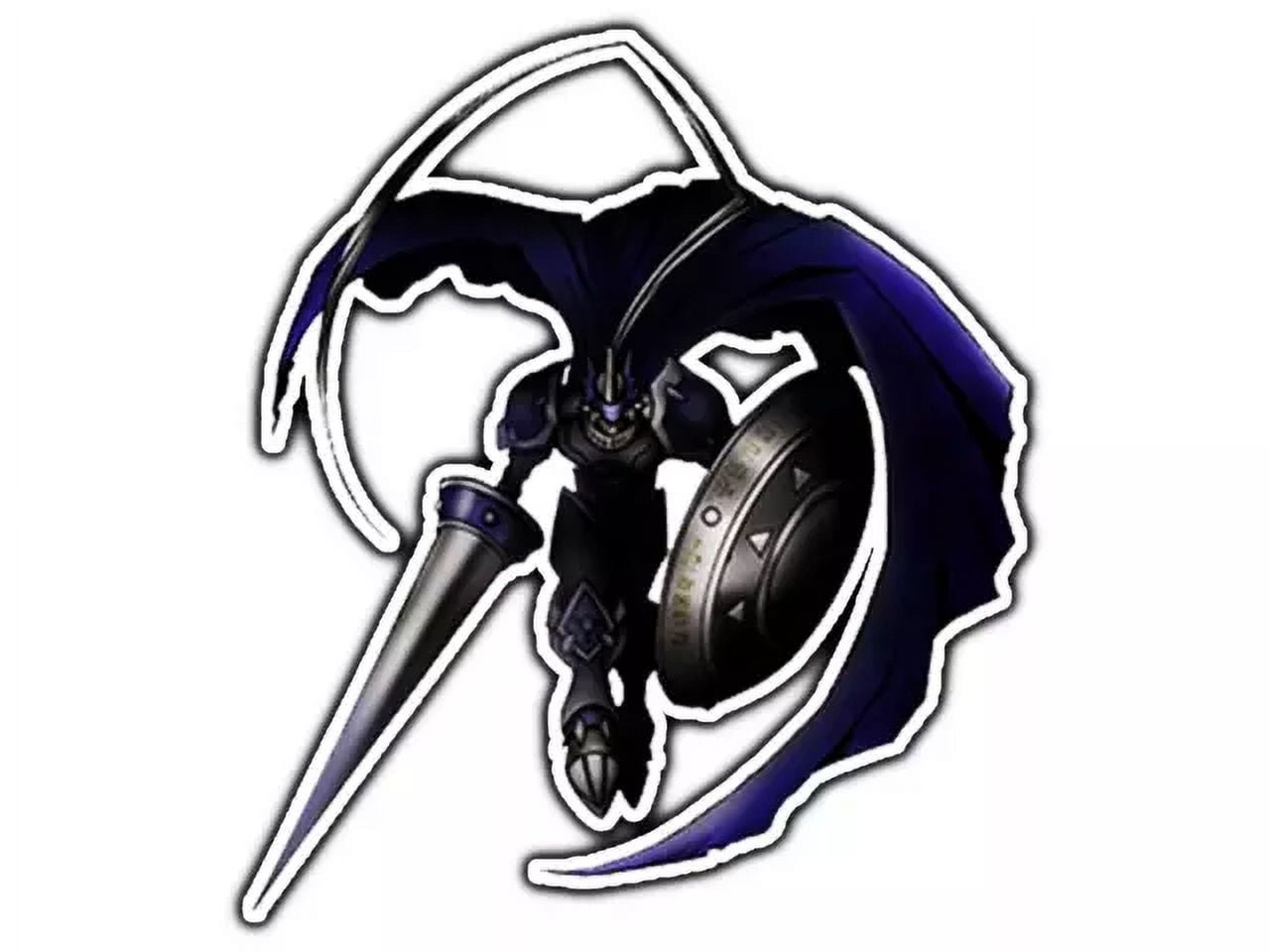 Kira Sticker With Chaos Dukemon Decorative Laptop, Phone Stickers ...