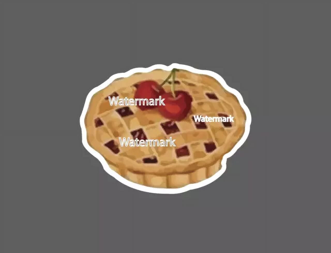 Kira Sticker With Cherry Pie Dessert Decorative Laptop, Phone Stickers ...