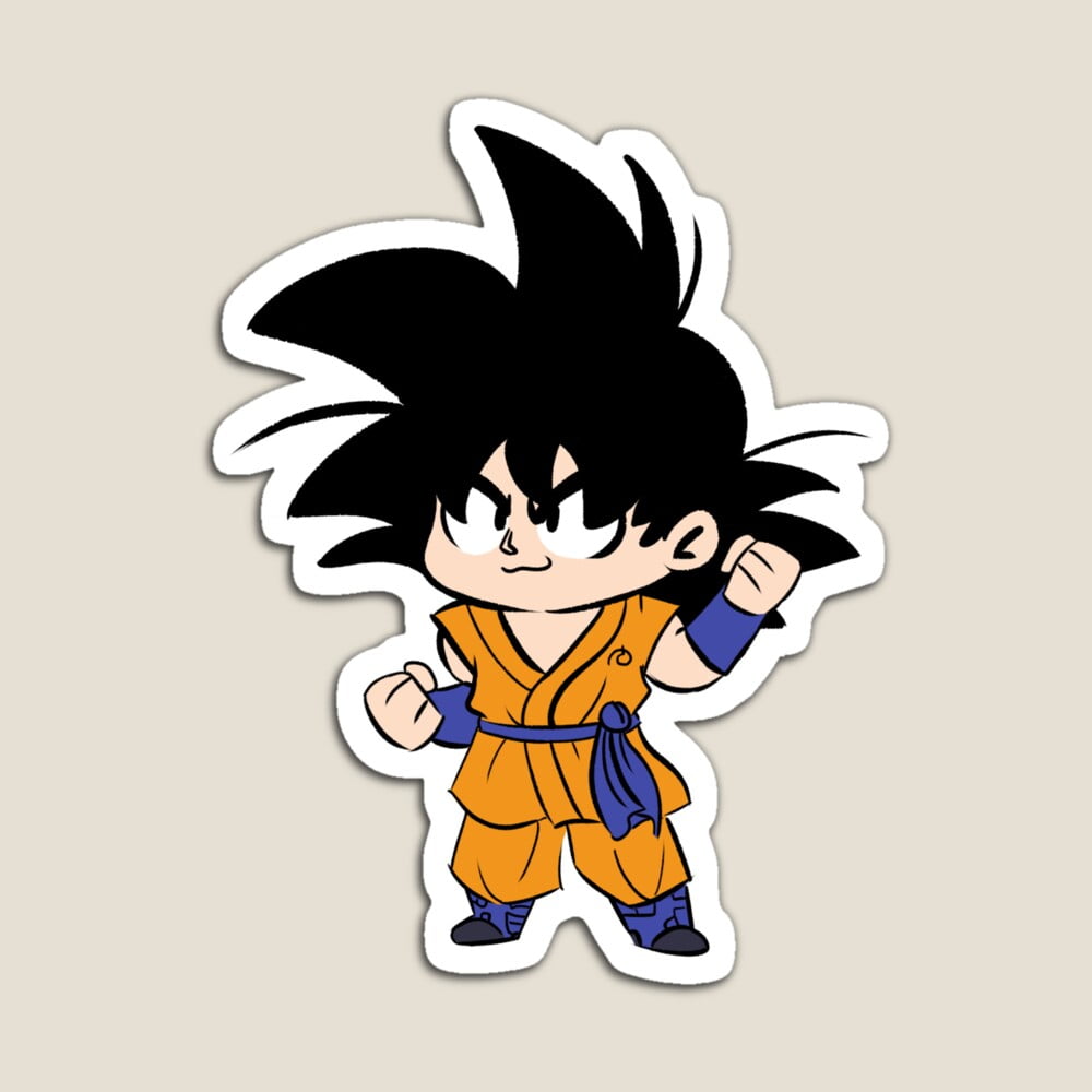 Kira Sticker With Chibi G0Ku 4 (Whis Gi) Decorative Laptop, Phone ...