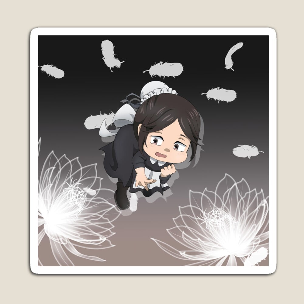 Kira Sticker With Chibi Misato Kuroi Decorative Laptop, Phone Stickers ...