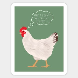 Kira Sticker With Chicken Thinking About Joke Decorative Laptop, Phone ...