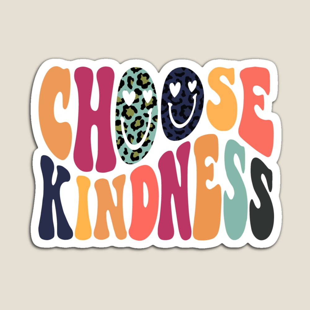 Kira Sticker With Choose Kindness Retro Sticker Decorative Laptop ...