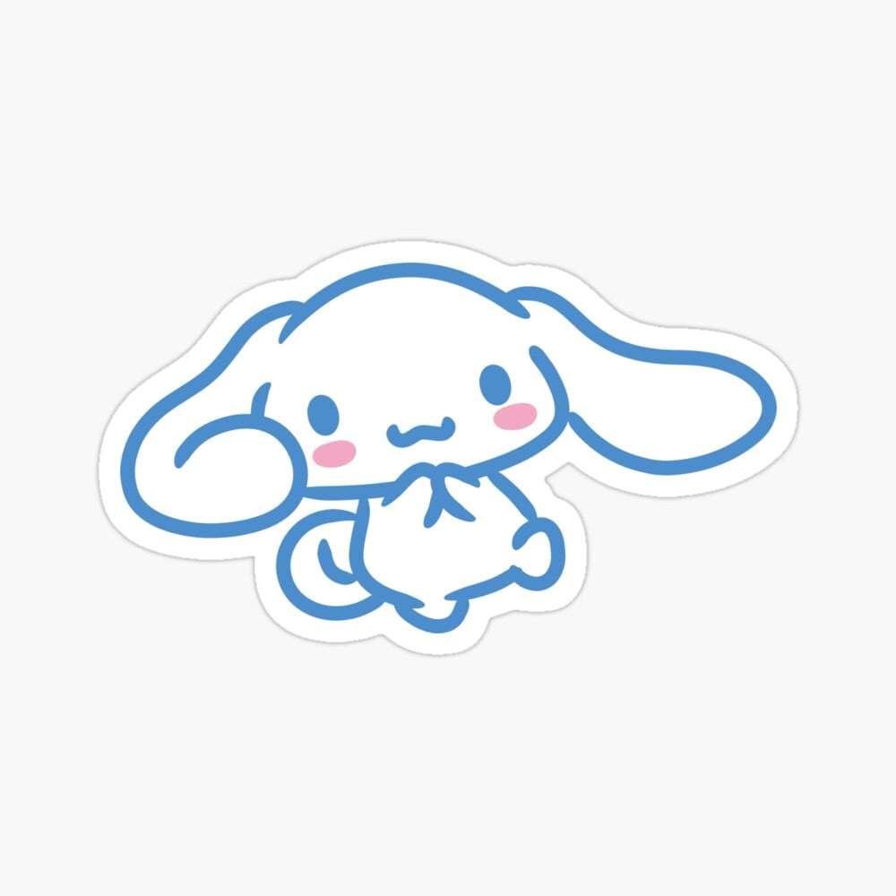 Kira Sticker With Cinnamorollâ€™S Curious Pose Decorative Laptop, Phone ...