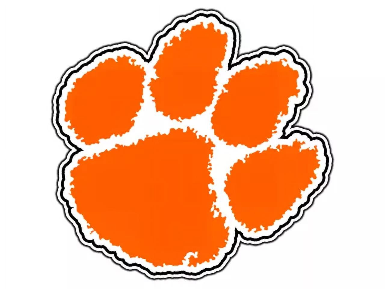 Kira Sticker With Clemson Tigers Paw Logo Decorative Laptop, Phone ...