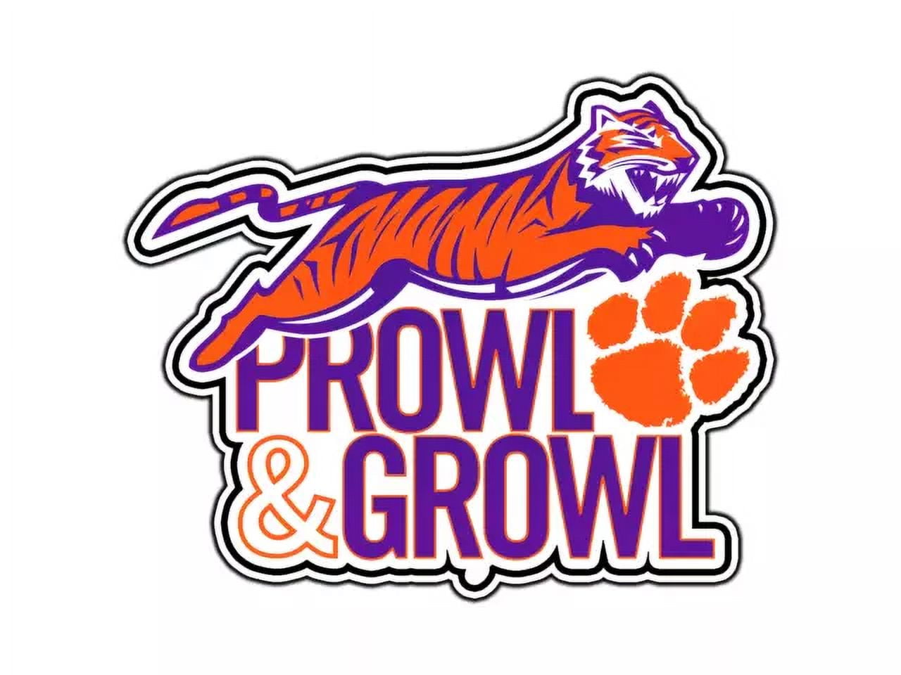 Kira Sticker With Clemson Tigers Prowl & Growl Logo Decorative Laptop ...