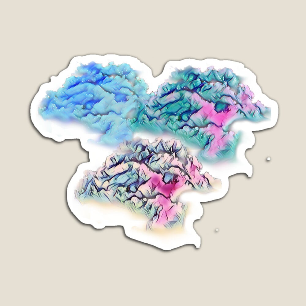 Kira Sticker With Clouds Decorative Laptop, Phone Stickers, Waterproof ...