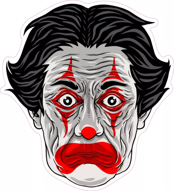 Kira Sticker With Clown With Black Hair Window Decal Decorative Laptop ...