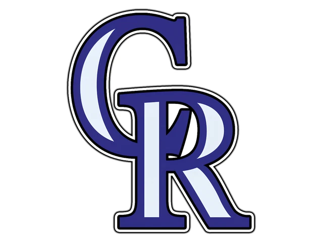 Kira Sticker With Colorado Rockies Cr Logo Baseball Decorative Laptop ...