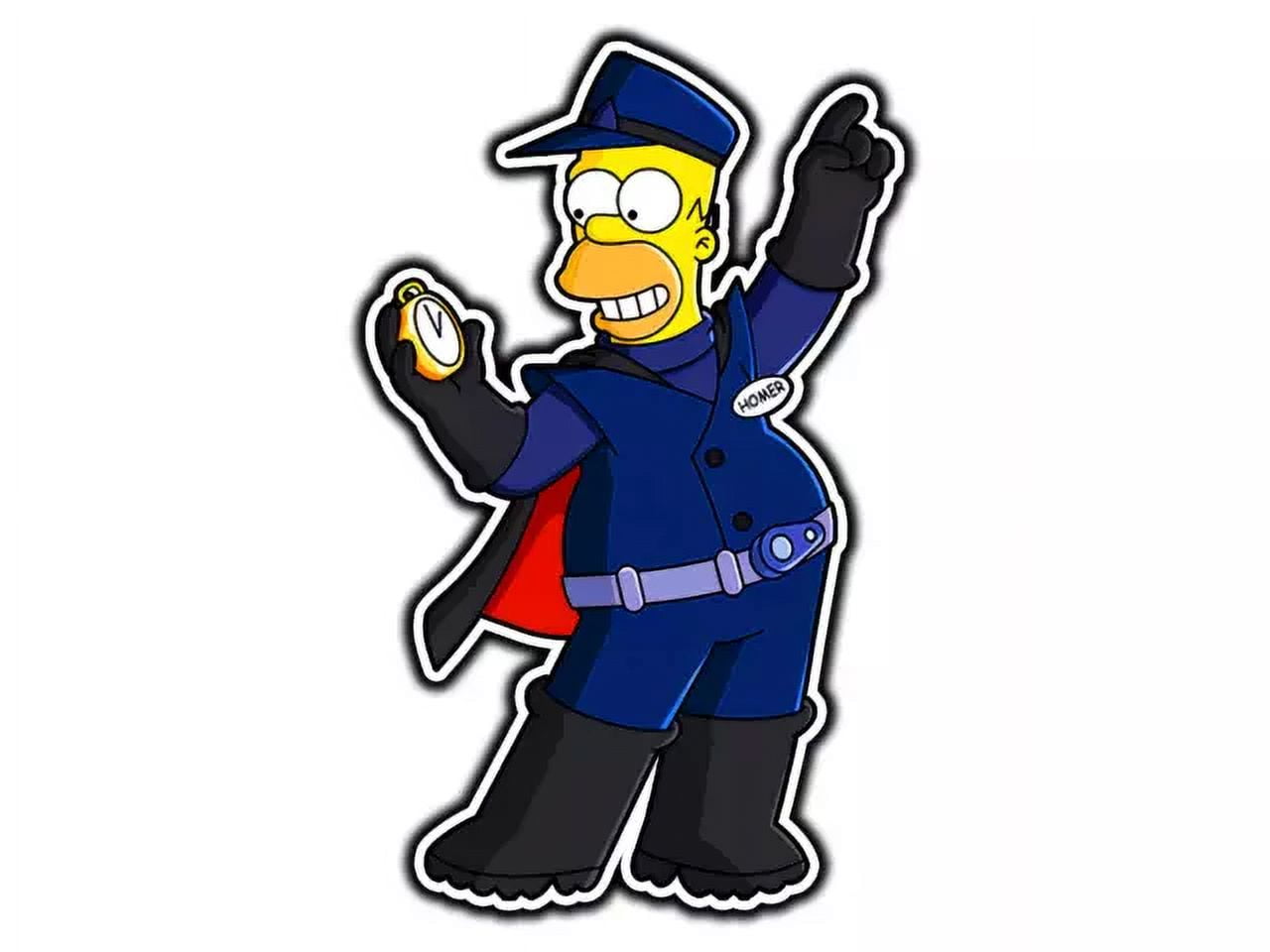 Kira Sticker With Conductor Homer Decorative Laptop, Phone Stickers ...